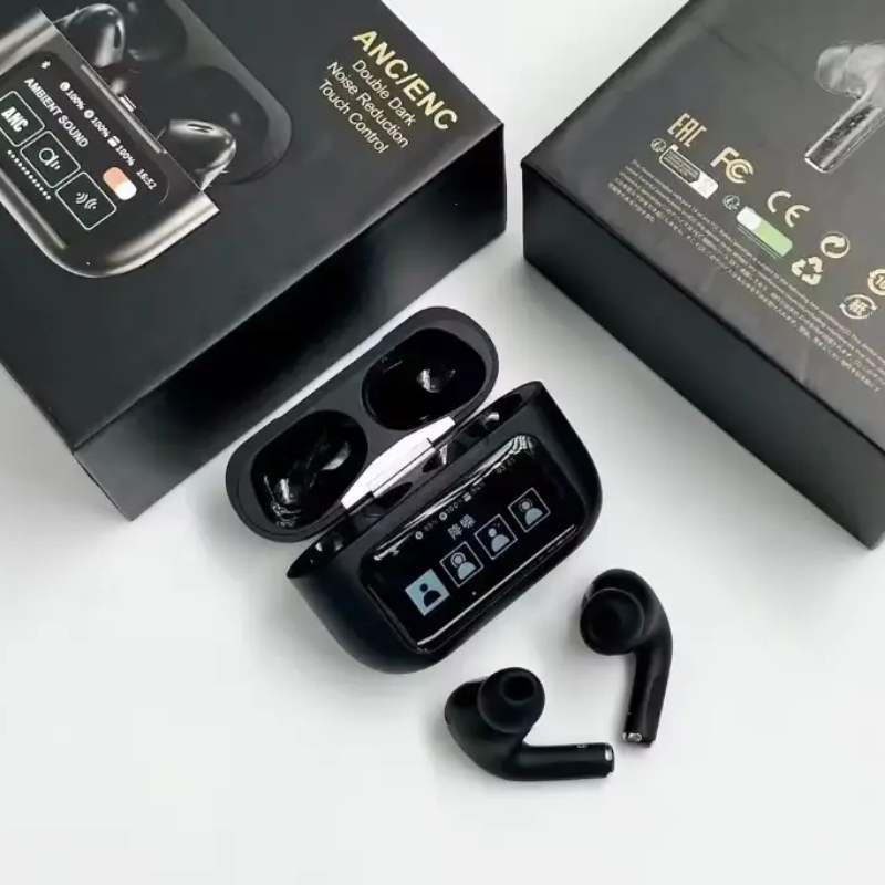 Airpods A9 Pro Earbuds – Black - E Dordam